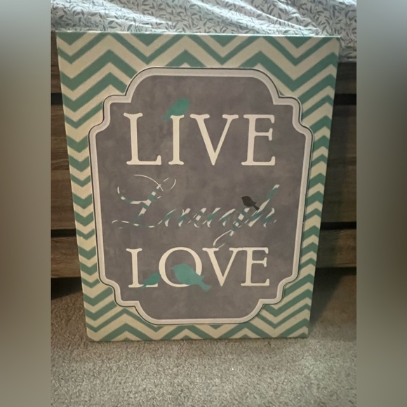 Wall Decor | Live Laugh Love Wall Sign | Poshmark